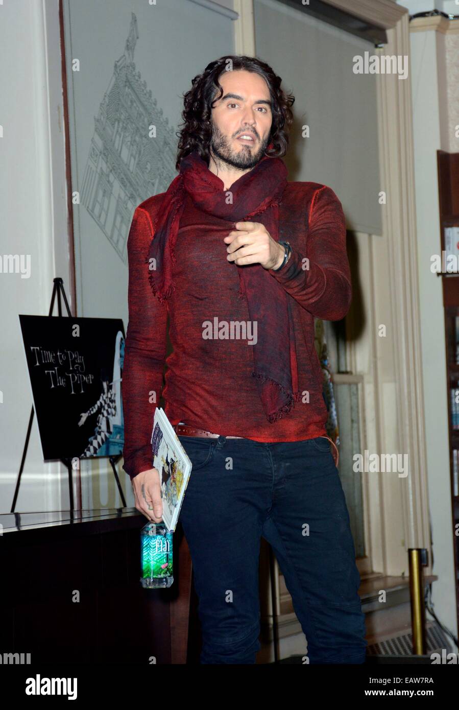 New York, NY, USA. 20th Nov, 2014. Russell Brand at in-store appearance ...