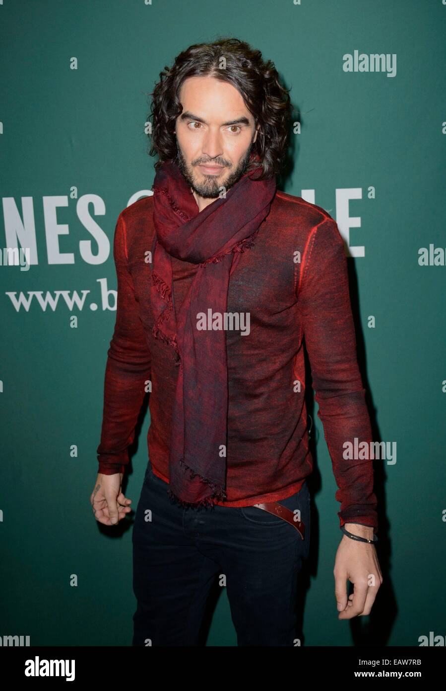 New York, NY, USA. 20th Nov, 2014. Russell Brand at in-store appearance ...