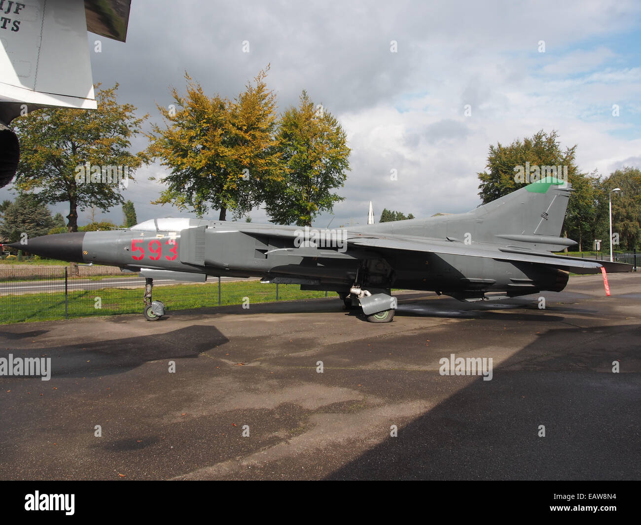 The Mikoyan-Gurevich MiG-23MF Flogger is a Soviet-designed multirole ...