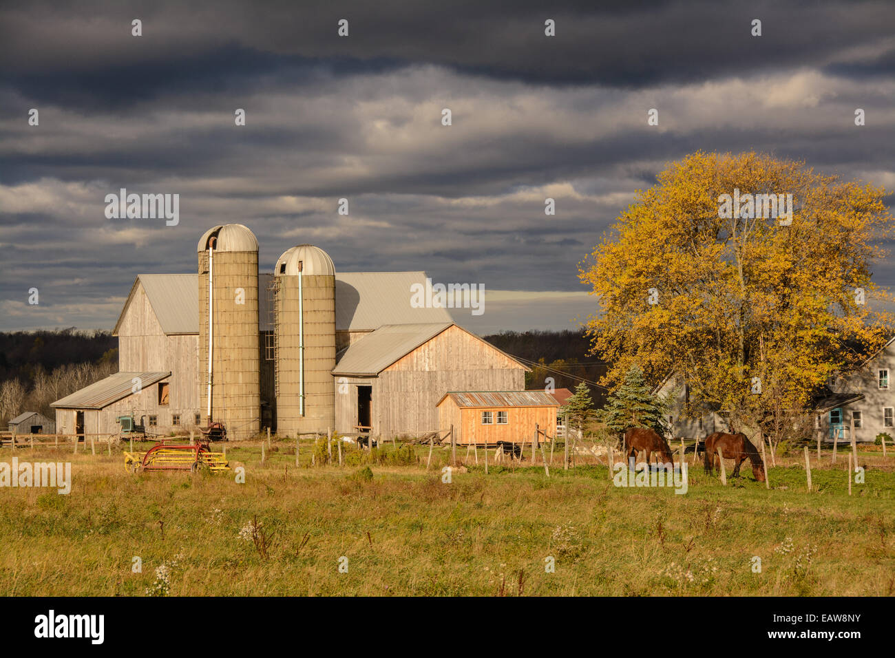 Dark farm house hi-res stock photography and images - Alamy