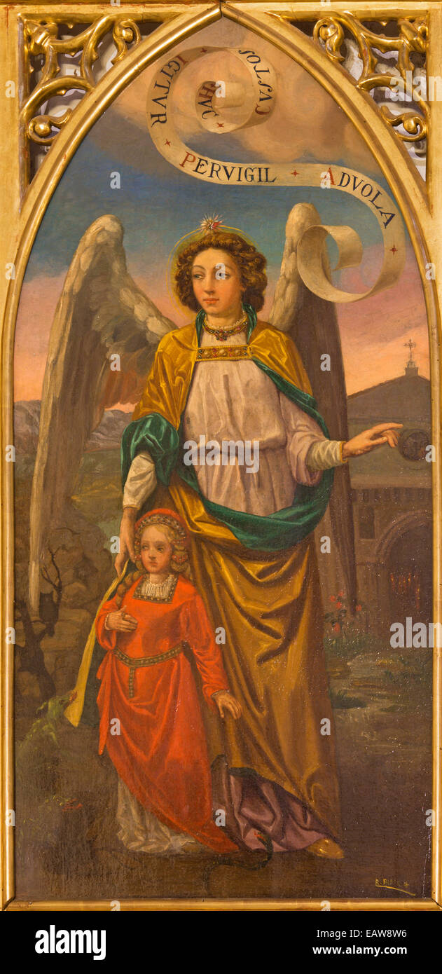 Gothic angel paint hi-res stock photography and images - Alamy
