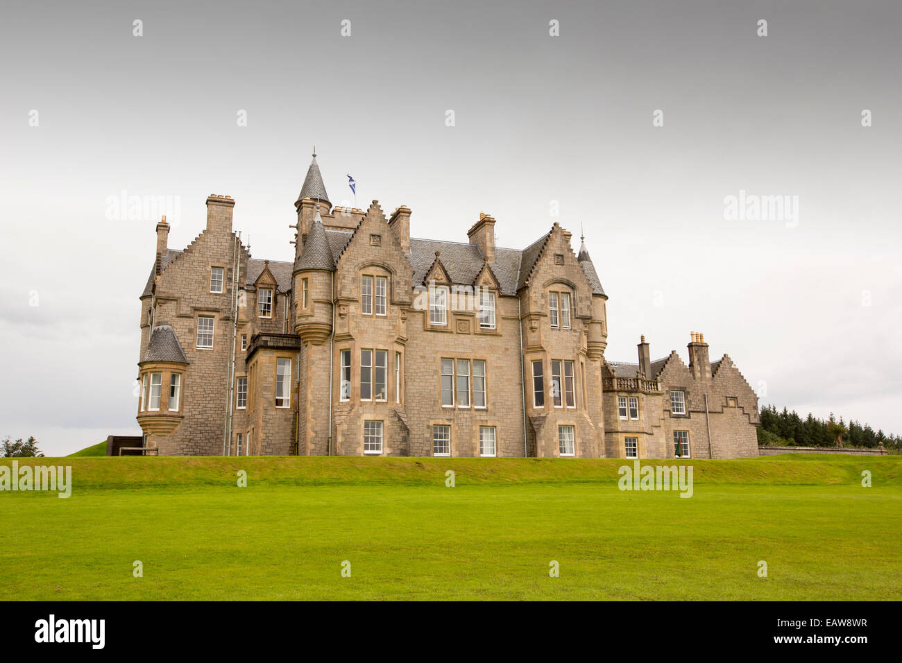 Glengorm Castle near Tobermory, Isle of Mull, Scotland, UK Stock Photo ...