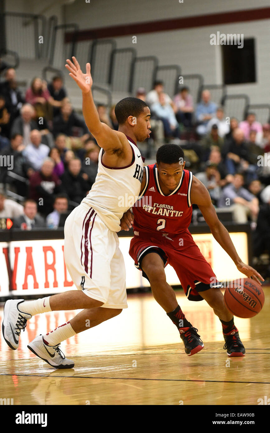 Boston, Massachusetts, USA. 20th Nov, 2014. Florida Atlantic Owls guard ...