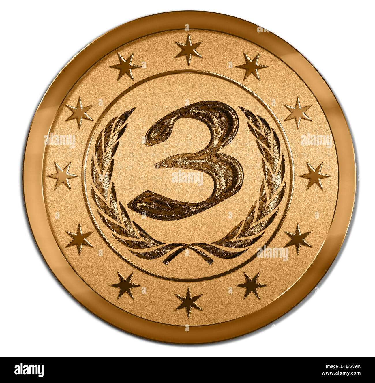 Bronze medal position Cut Out Stock Images & Pictures - Alamy