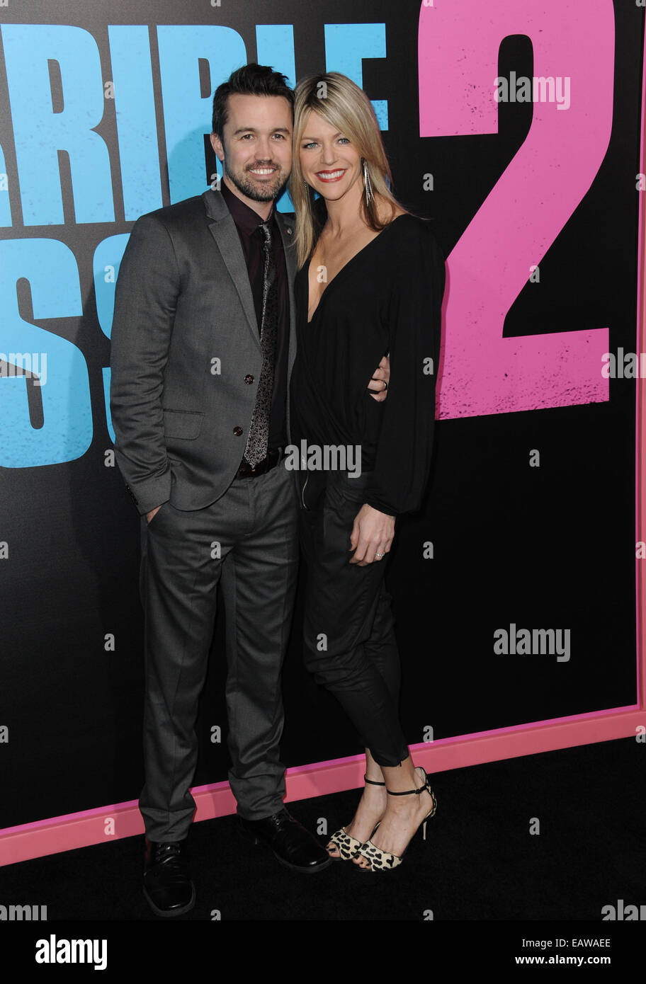 Los Angeles, California, USA. 20th Nov, 2014. Rob McElhenney, Kaitlin ...