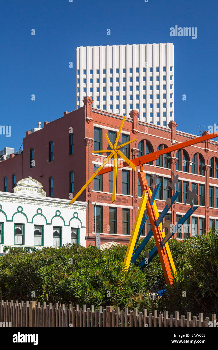 Historic buildings on The Strand in Galveston, Texas, USA Stock Photo ...