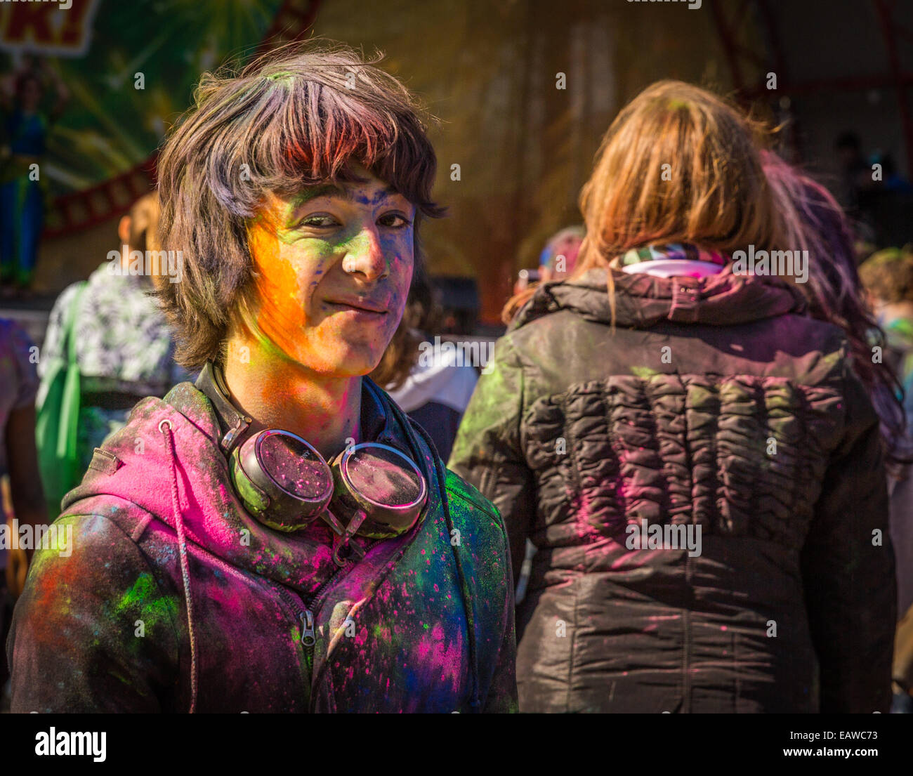 Holi, indian, holiday. color, spring, paint, hindu, festival Stock ...