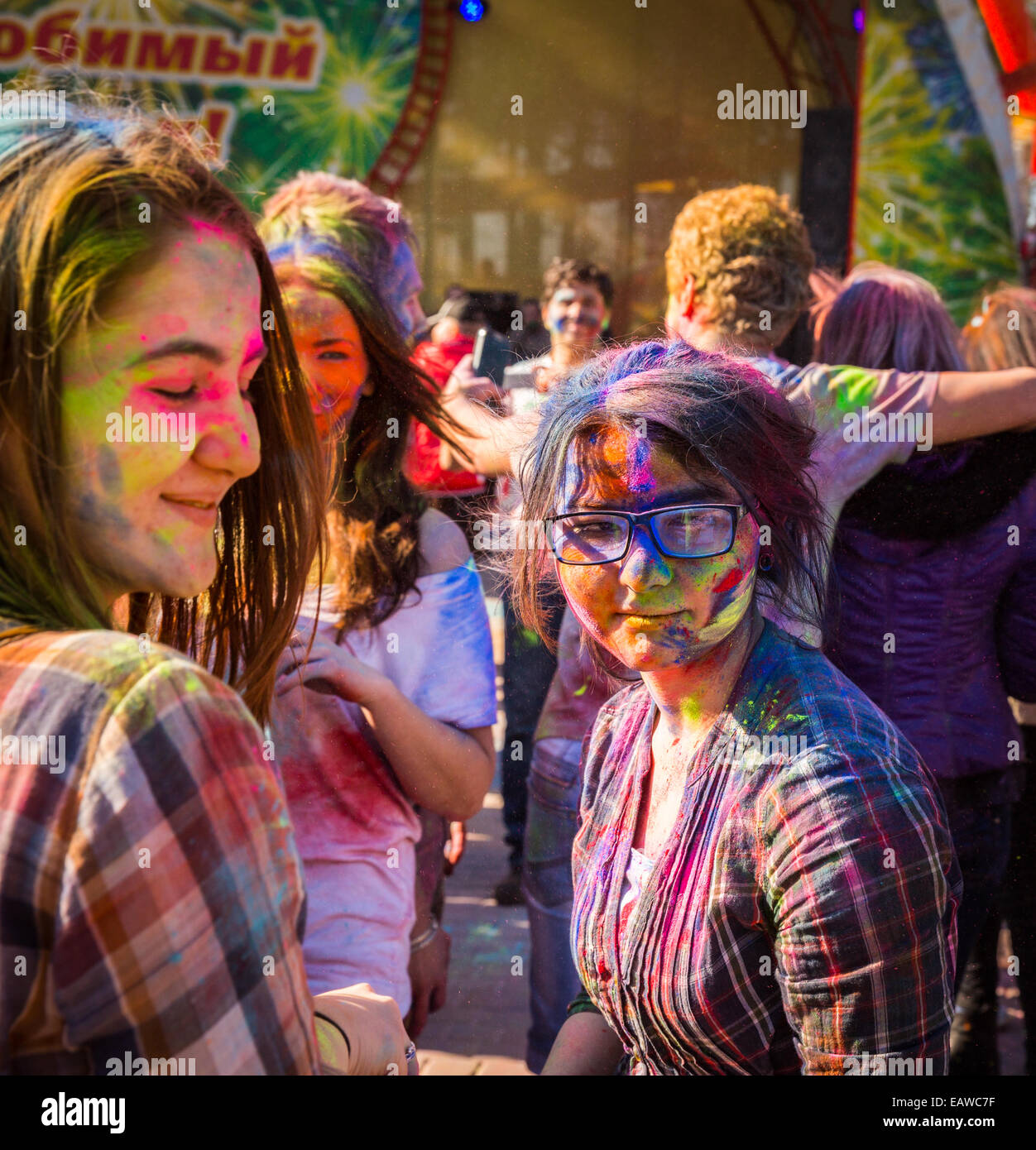 Holi, indian, holiday. color, spring, paint, hindu, festival Stock ...