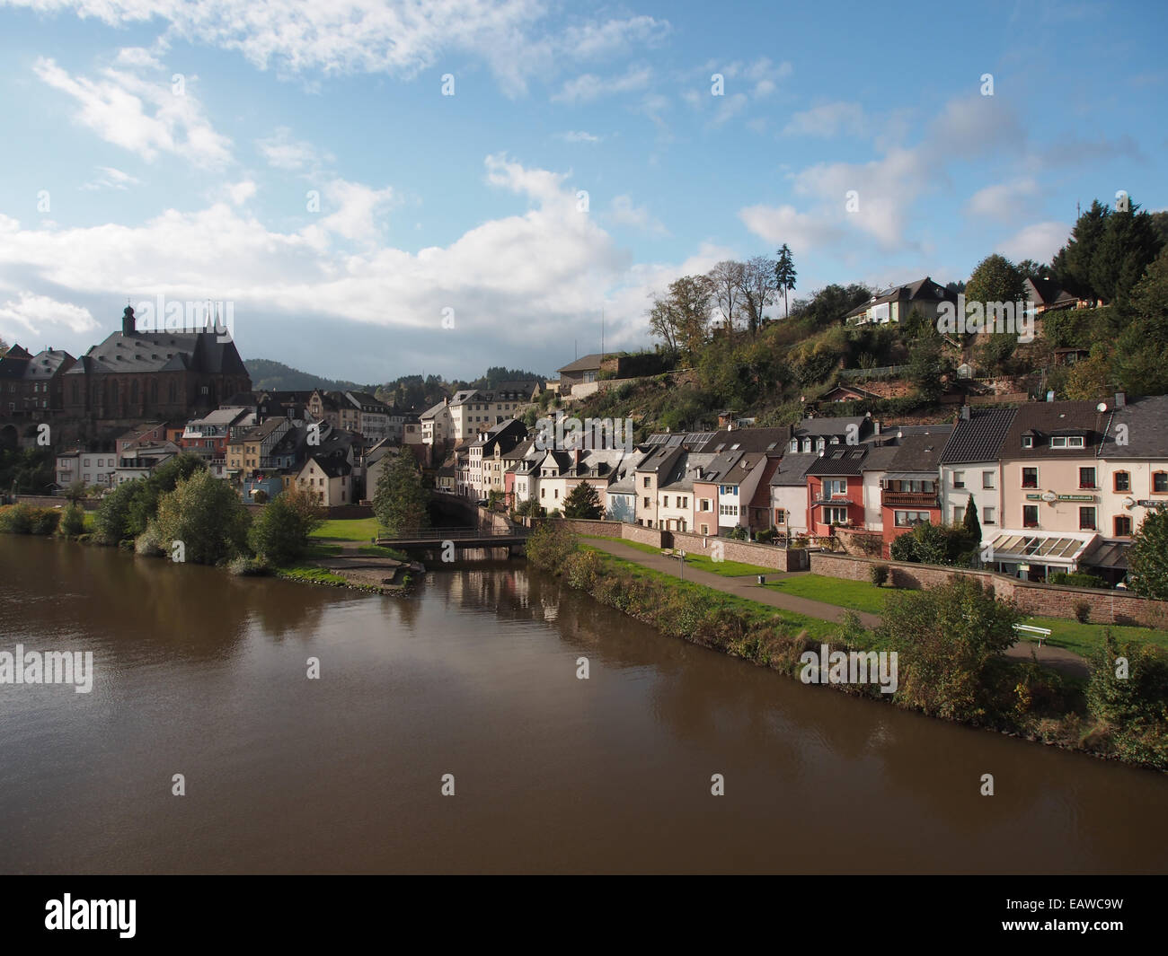 Saarburg is a town located along the Saar River in Germany, known for ...
