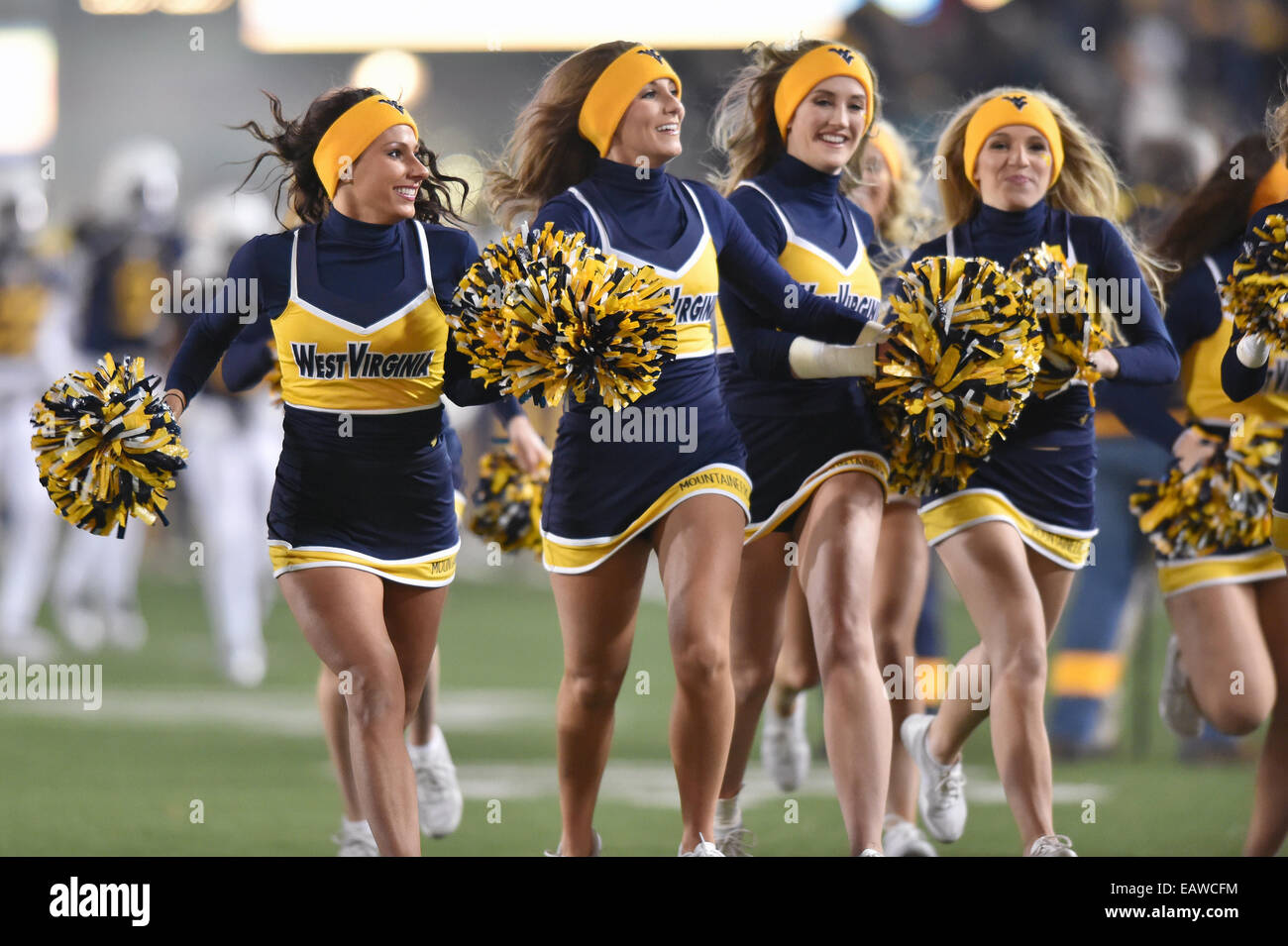 Morgantown, West Virginia, USA. 20th Nov, 2014. Four senior WVU ...