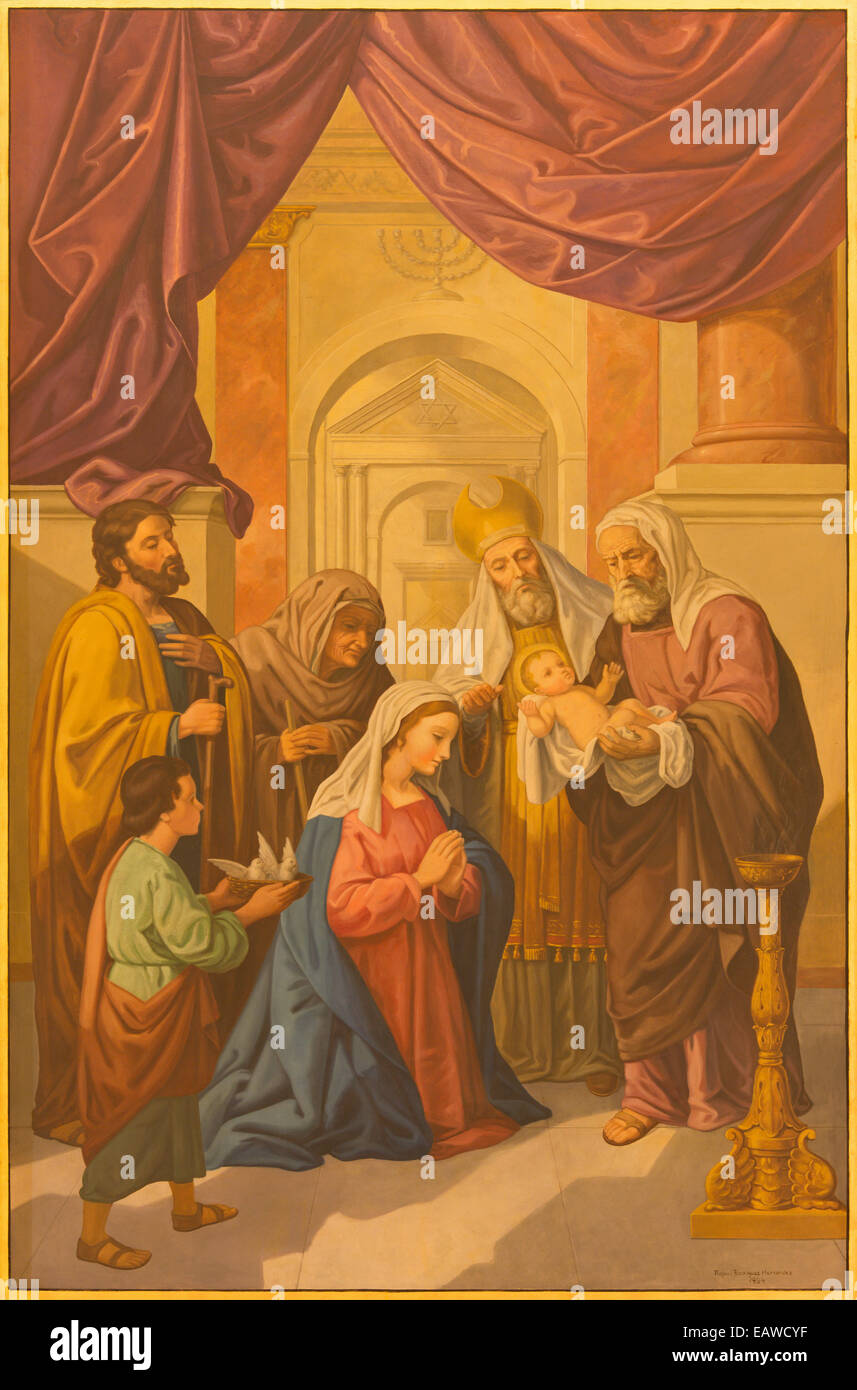 Presentation of jesus at the temple hi-res stock photography and images ...