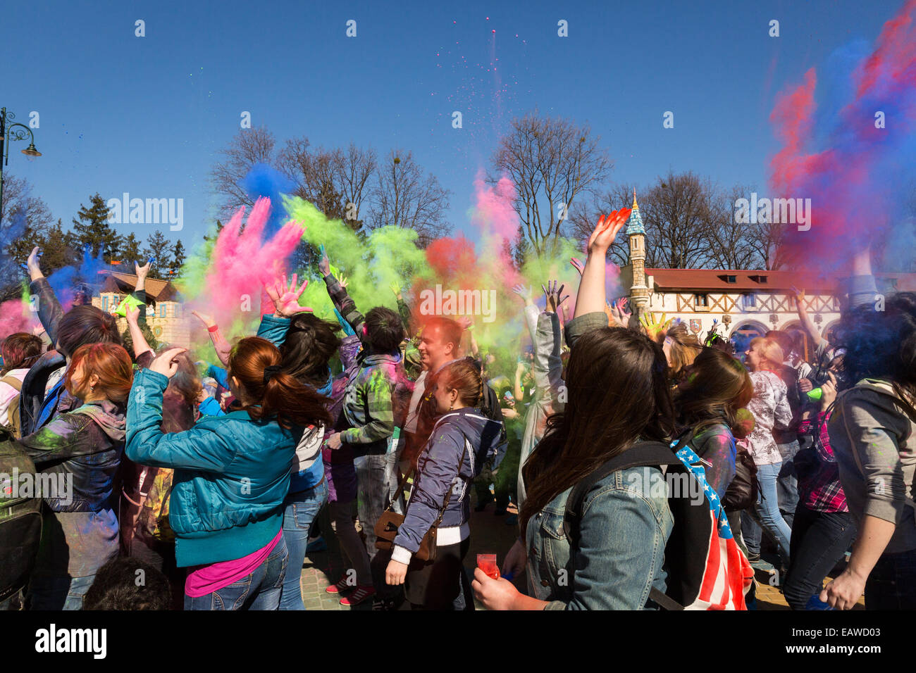 Holi, indian, holiday. color, spring, paint, hindu, festival Stock ...