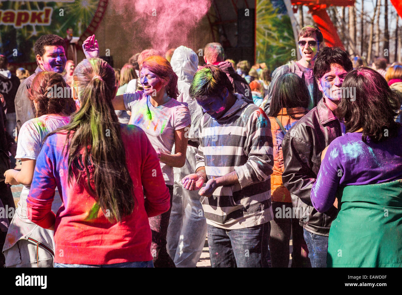 Holi, indian, holiday. color, spring, paint, hindu, festival Stock ...