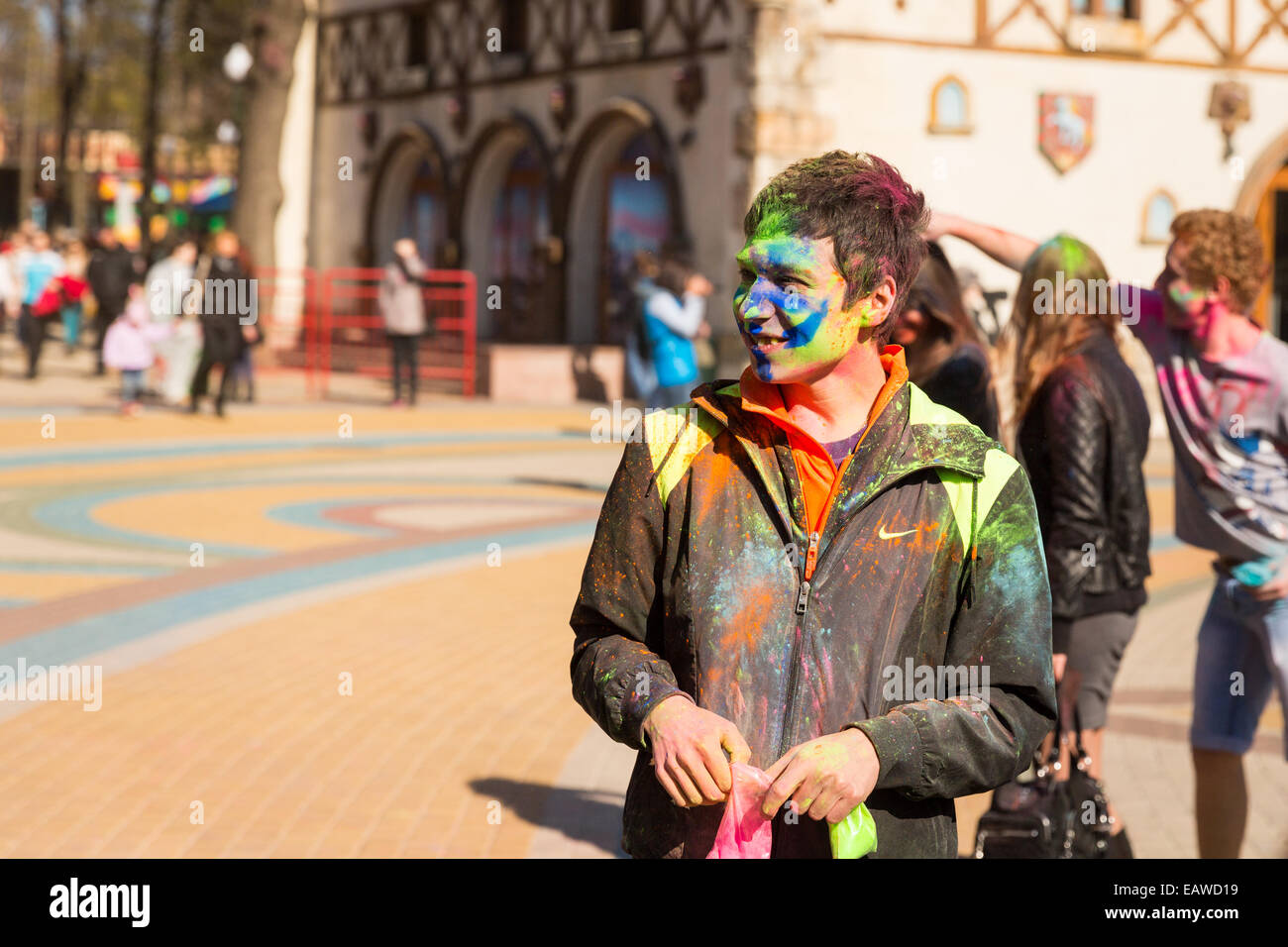 Holi, indian, holiday. color, spring, paint, hindu, festival Stock ...