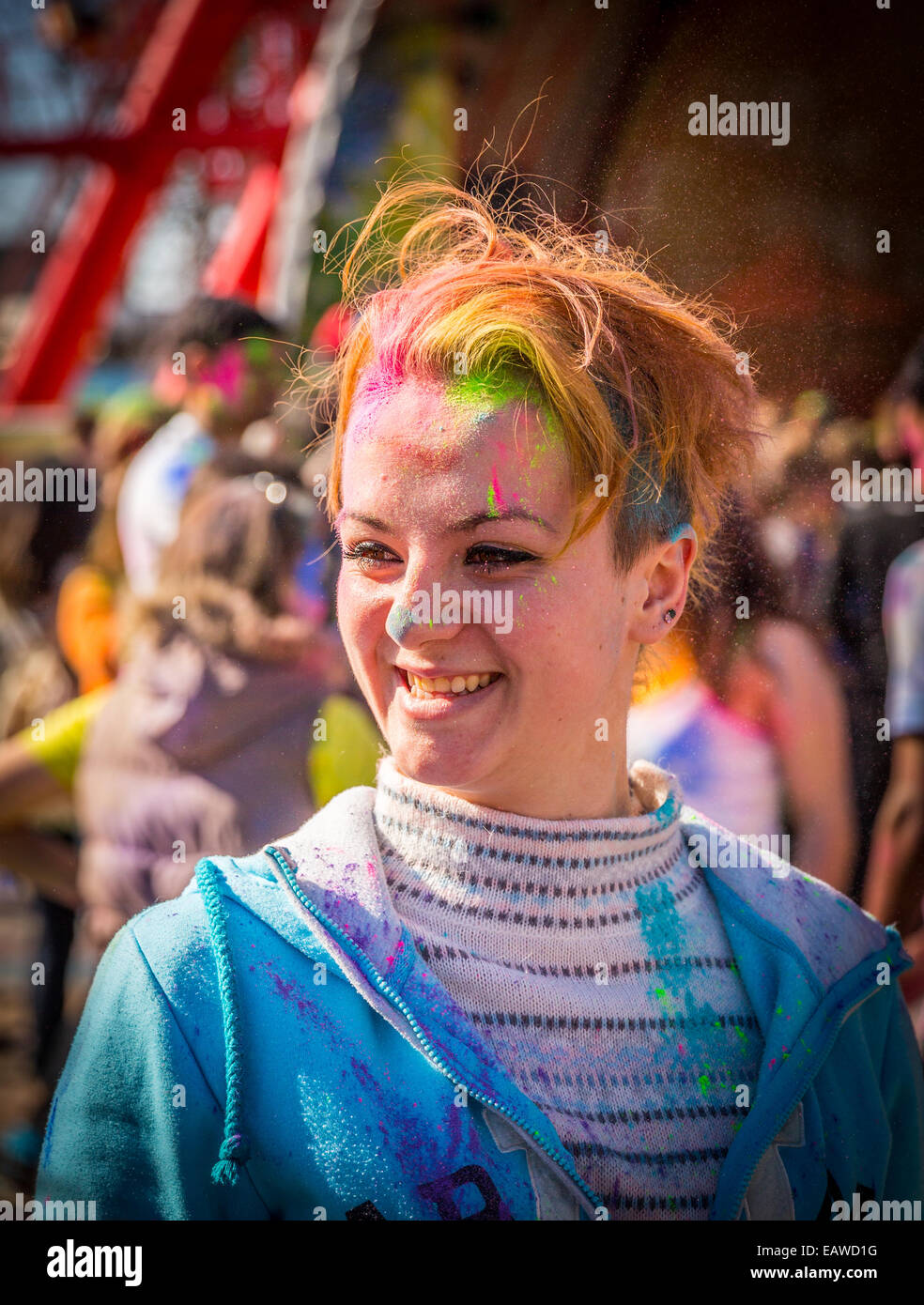 Holi, indian, holiday. color, spring, paint, hindu, festival Stock ...