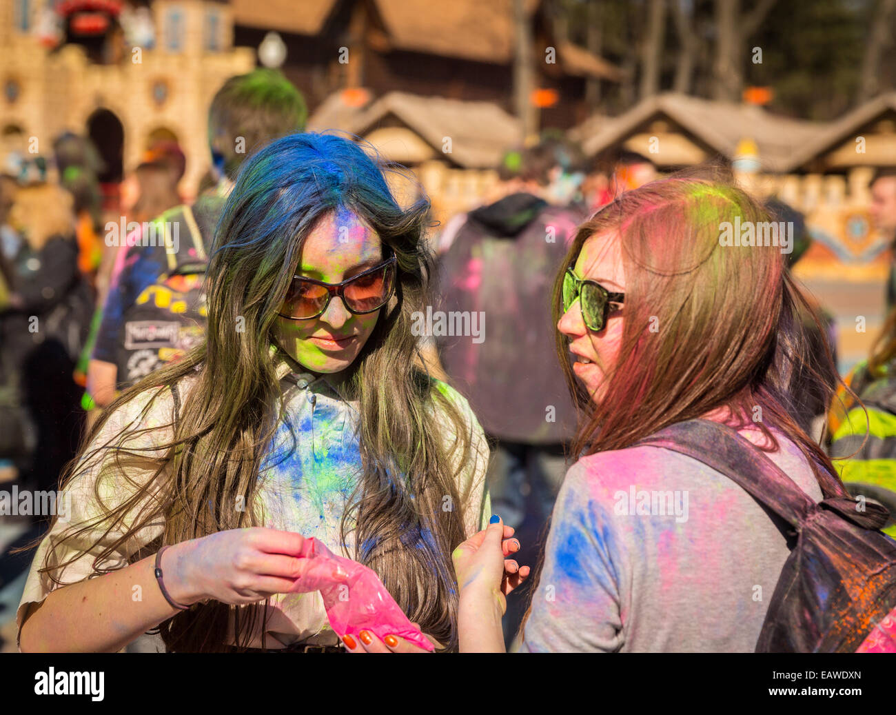 Holi, indian, holiday. color, spring, paint, hindu, festival Stock ...