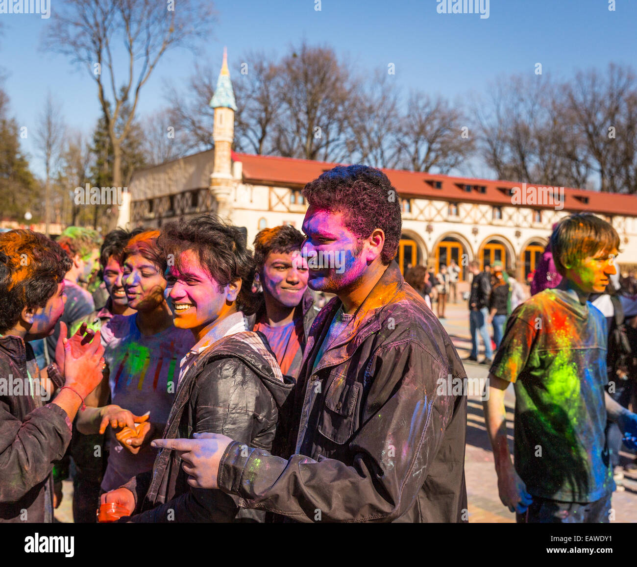 Happiness holi festival holidays hi-res stock photography and images ...