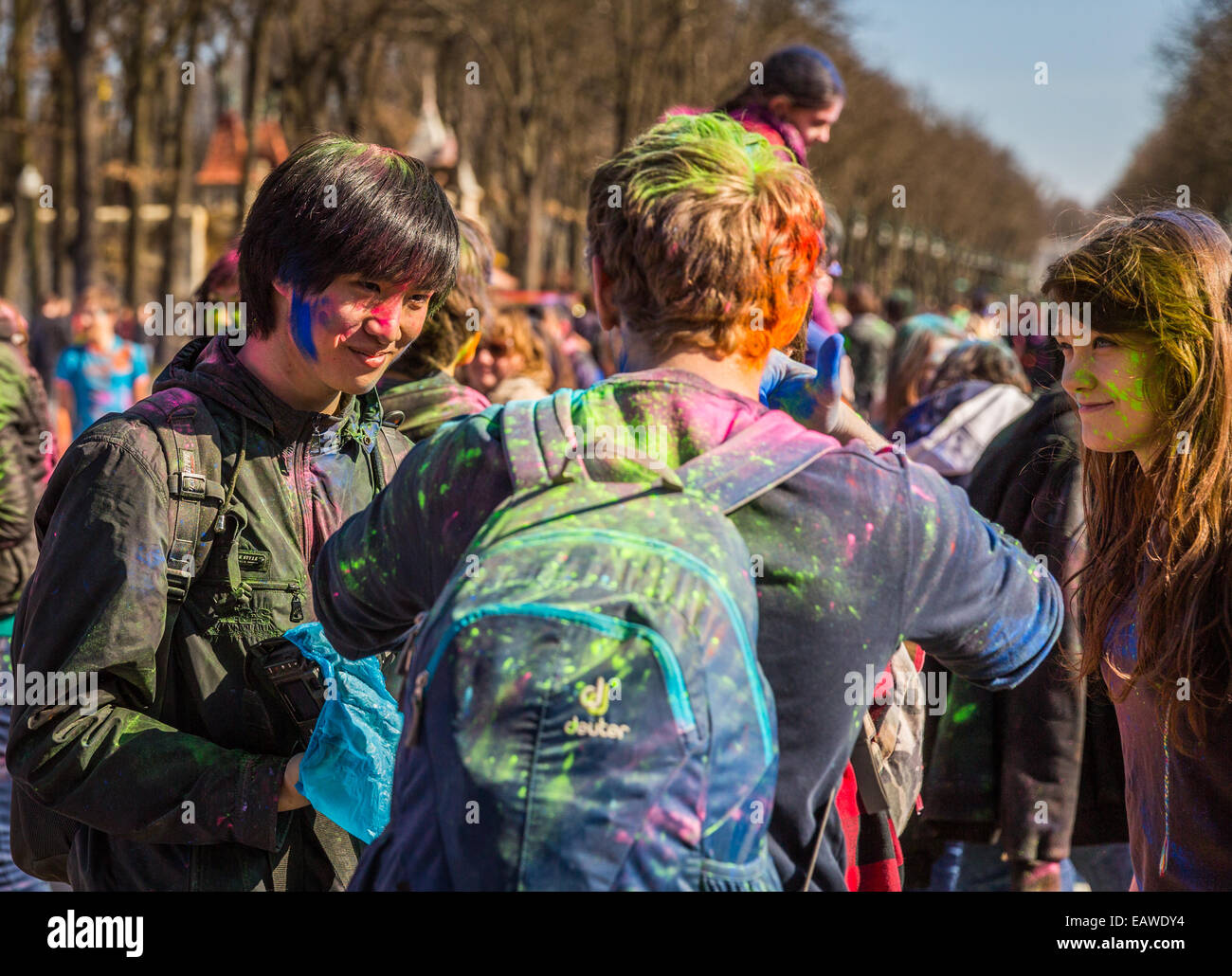 Holi, indian, holiday. color, spring, paint, hindu, festival Stock ...