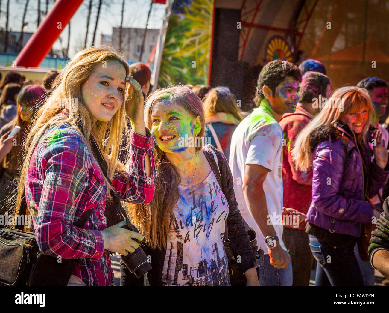 Holi, indian, holiday. color, spring, paint, hindu, festival Stock ...