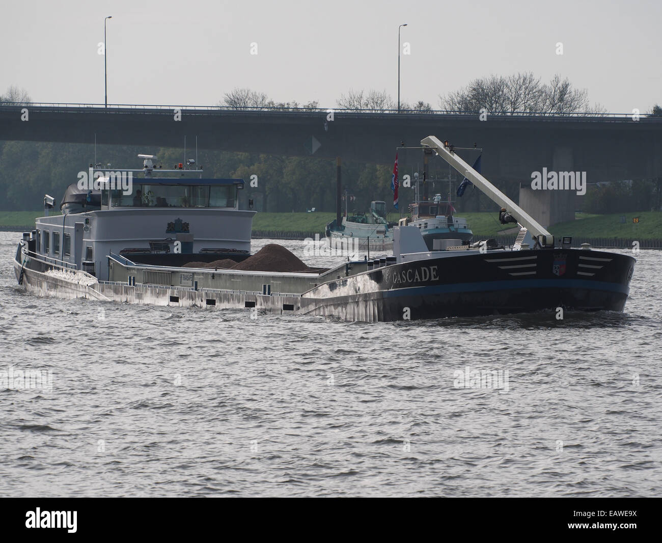 The Cascade vessel, with registration ENI 02325258, is navigating the ...