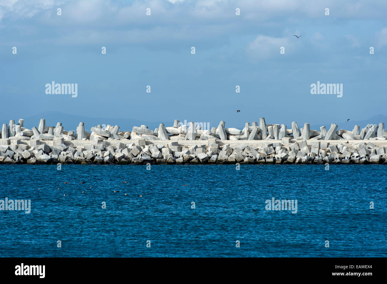 Breakwater pylons hi-res stock photography and images - Alamy