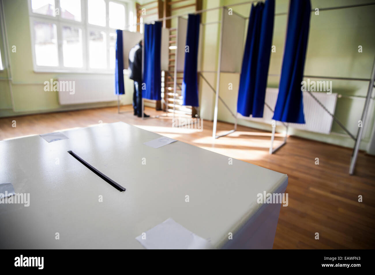 Polling box hi-res stock photography and images - Alamy