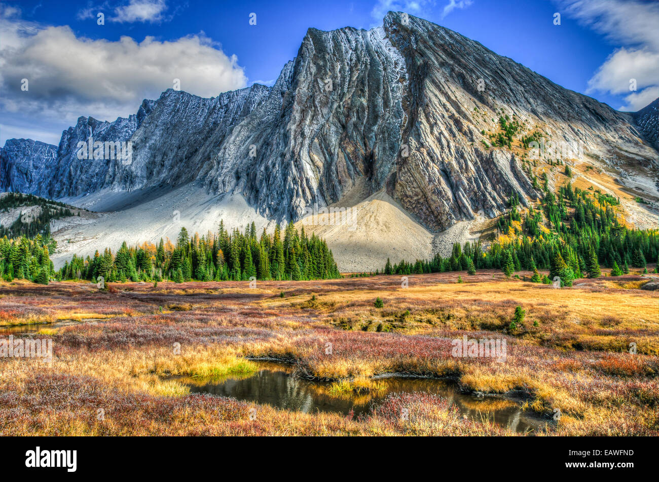 Scenic Landscapes of a high mountain lake, Chester Lake area of ...