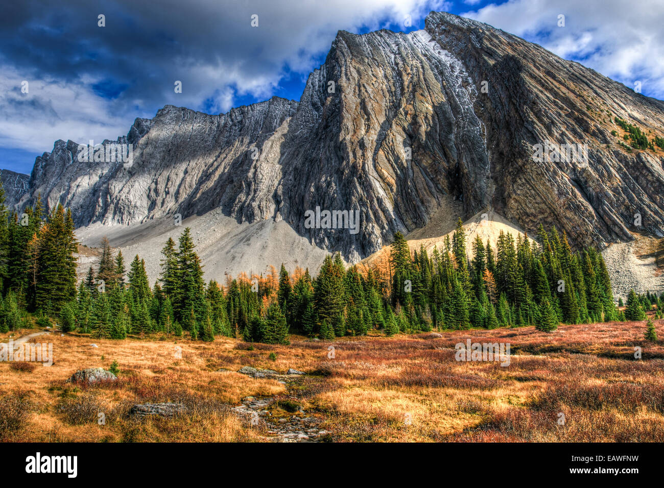 Scenic Landscapes of a high mountain lake, Chester Lake area of ...