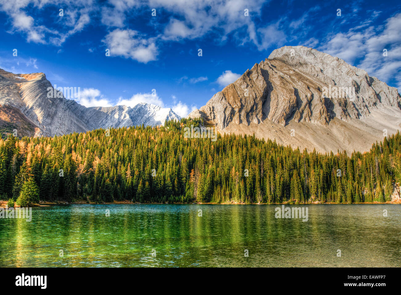 Scenic Landscapes of a high mountain lake, Chester Lake area of ...