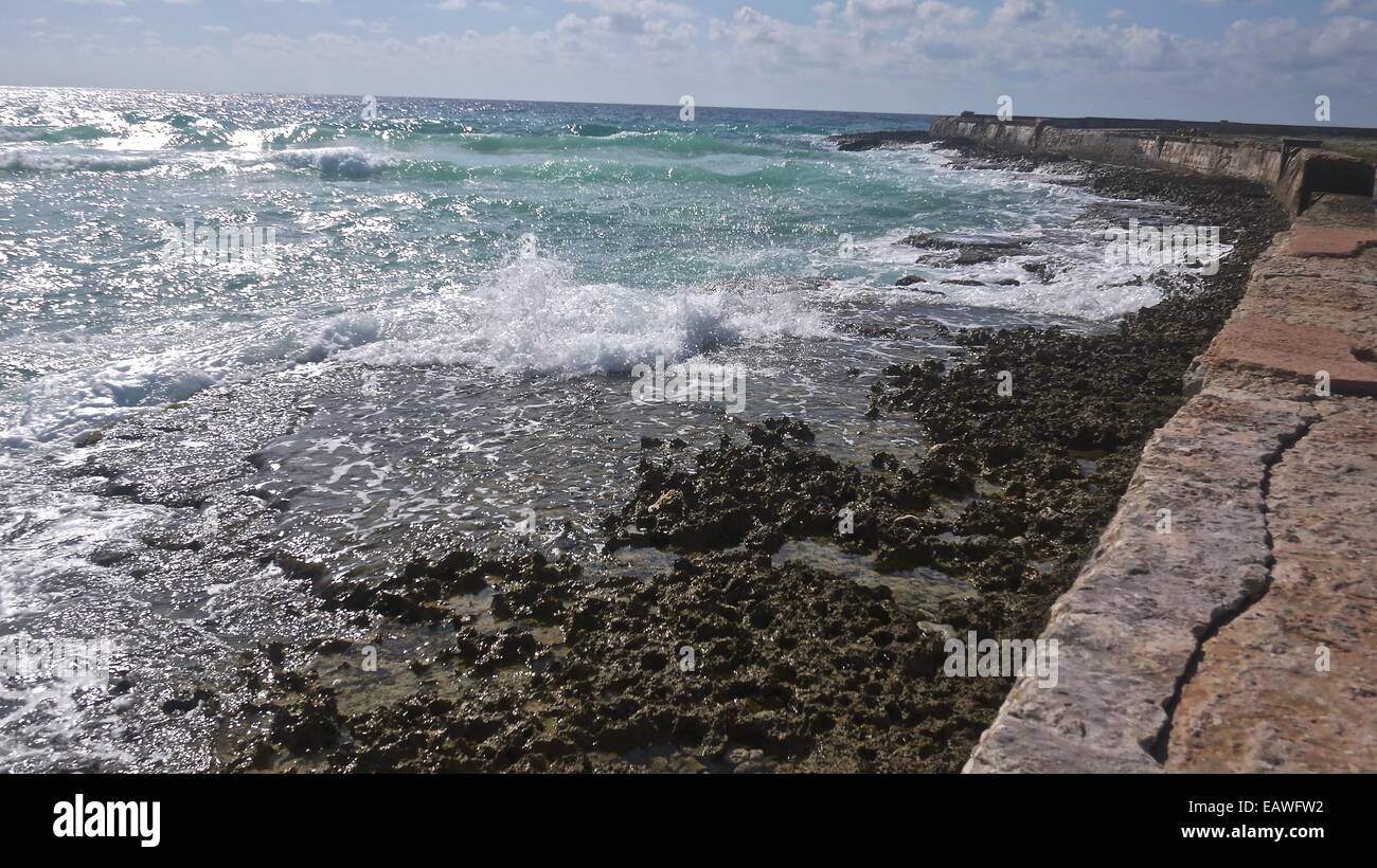Playa Giron, location were Bay of Pigs battle took place Stock Photo ...