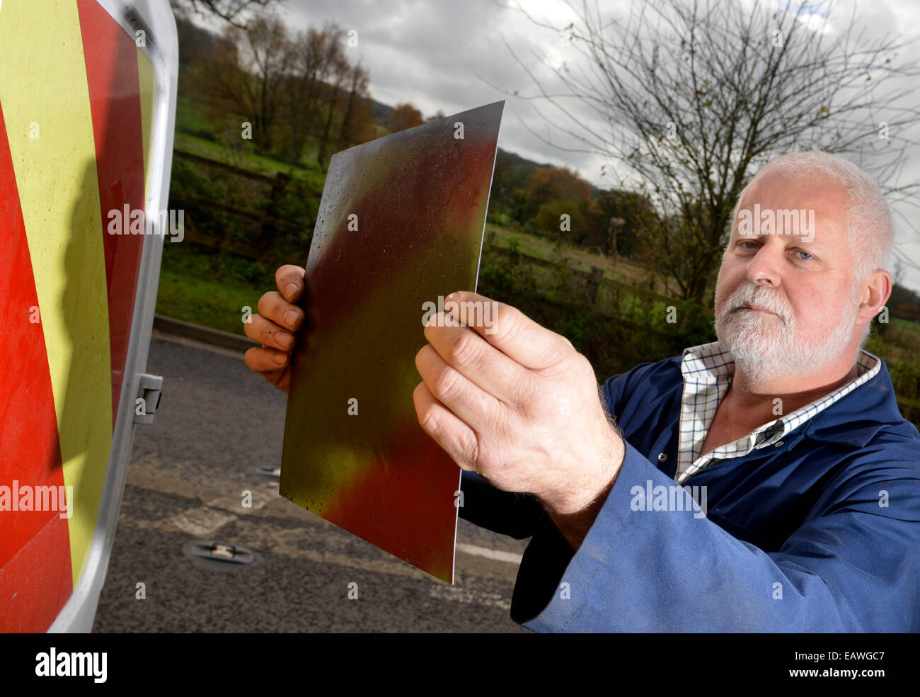Frampton, Dorset, UK. 19th November, 2014. Is it? Is it not? That is ...