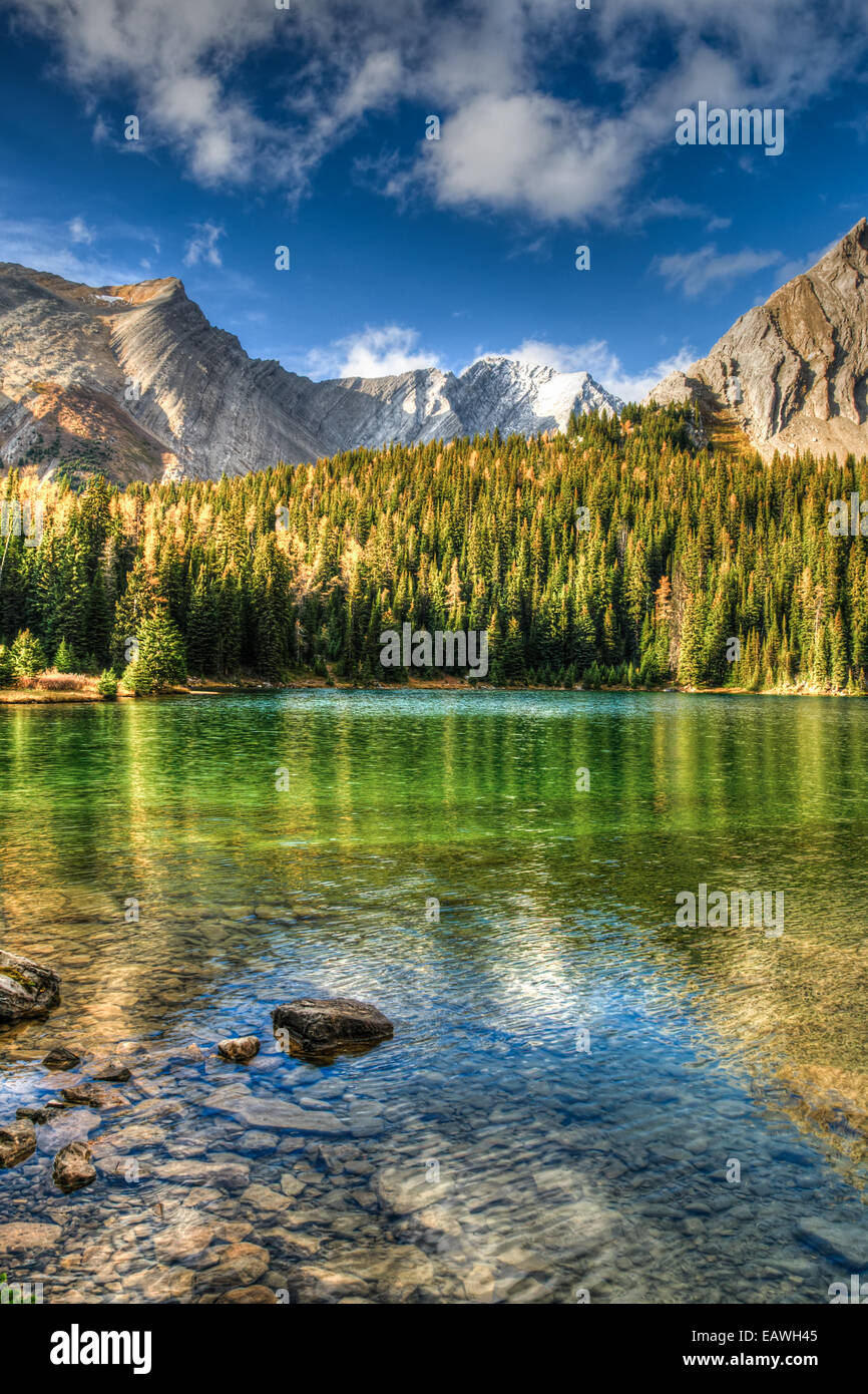 Scenic Landscapes of a high mountain lake, Chester Lake area of ...