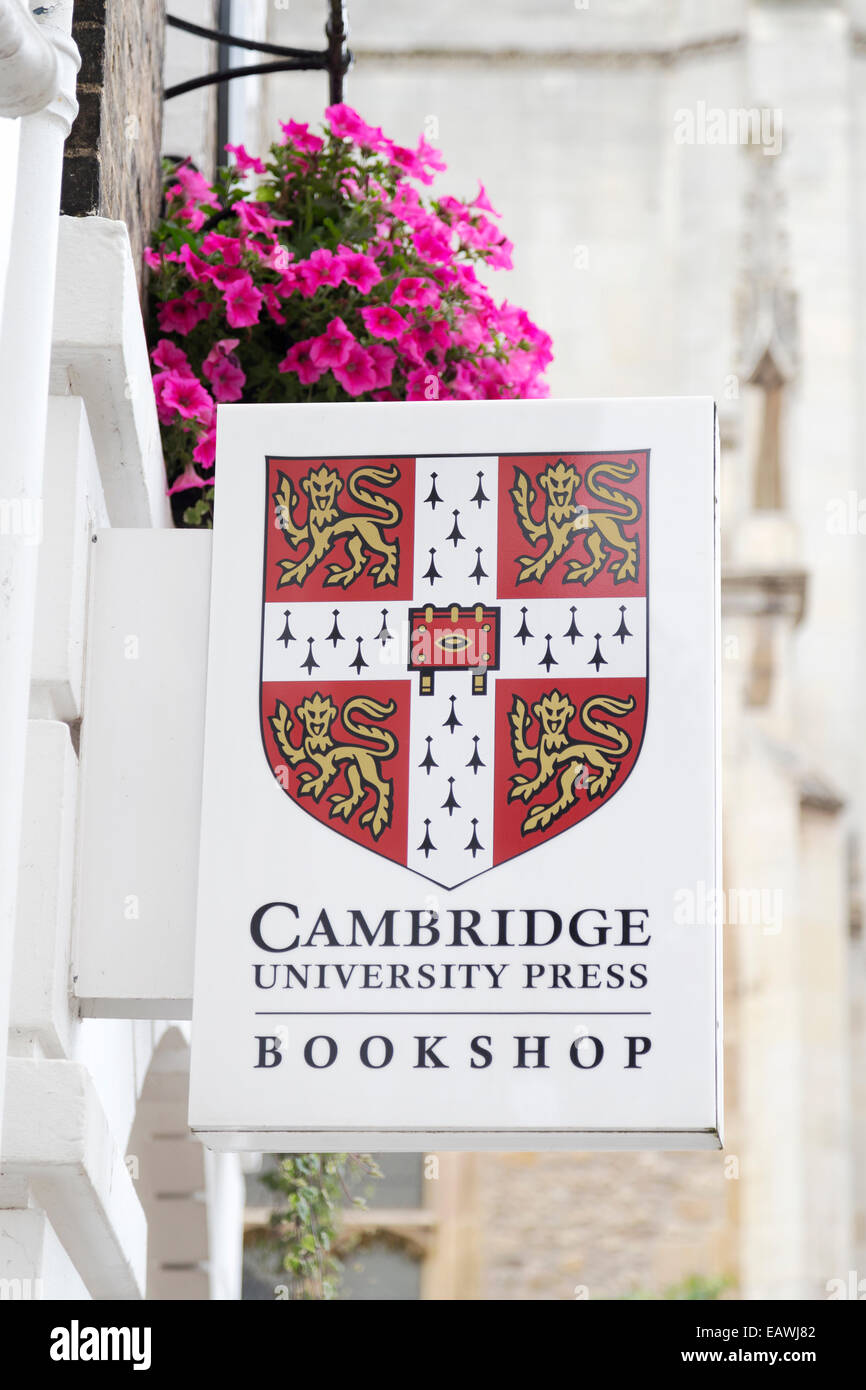 Cambridge bookshop sign hi-res stock photography and images - Alamy