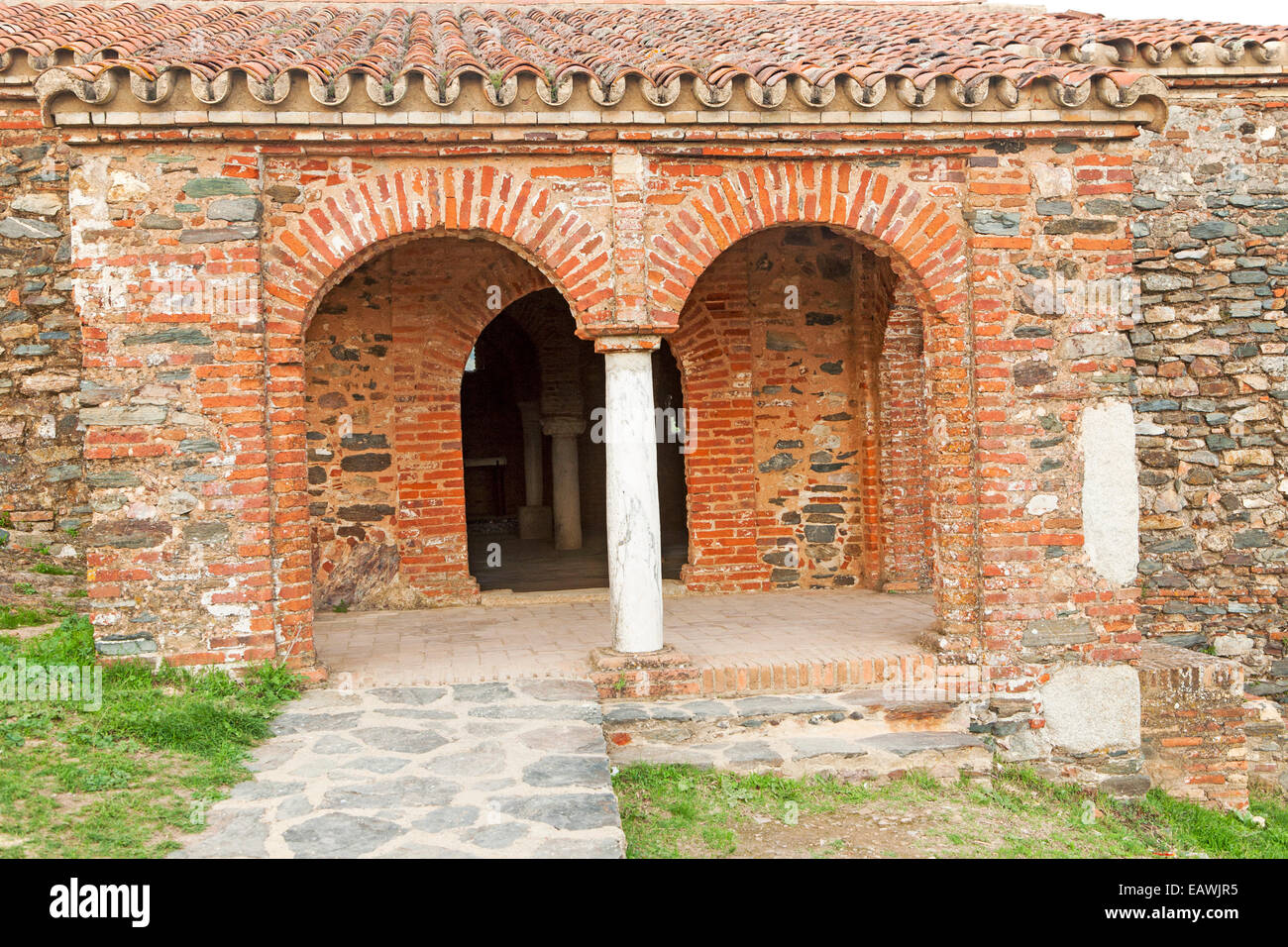 Moorish mosque at Almonaster La Real, Sierra de Aracena, Huelva ...