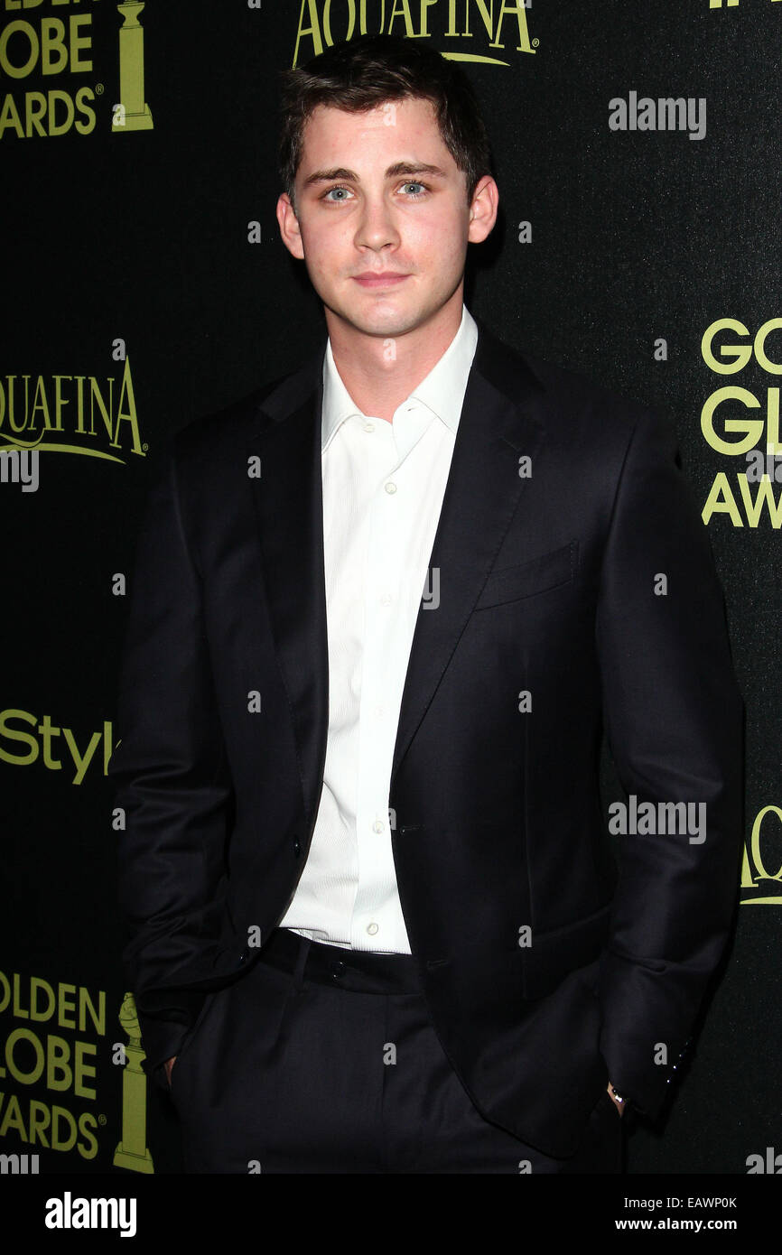 Los Angeles, California, USA. 20th Nov, 2014. Logan Lerman attends HFPA ...