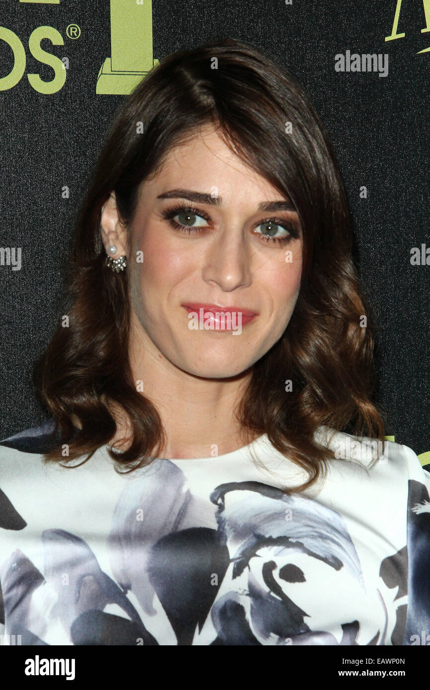 Los Angeles, California, USA. 20th Nov, 2014. Lizzy Caplan attends HFPA ...