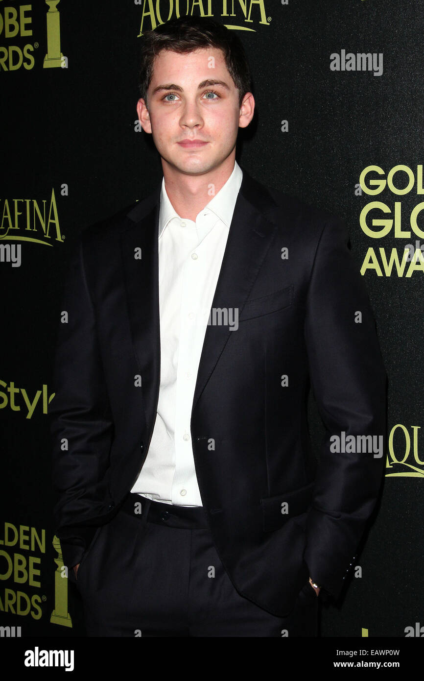 Los Angeles, California, USA. 20th Nov, 2014. Logan Lerman attends HFPA ...