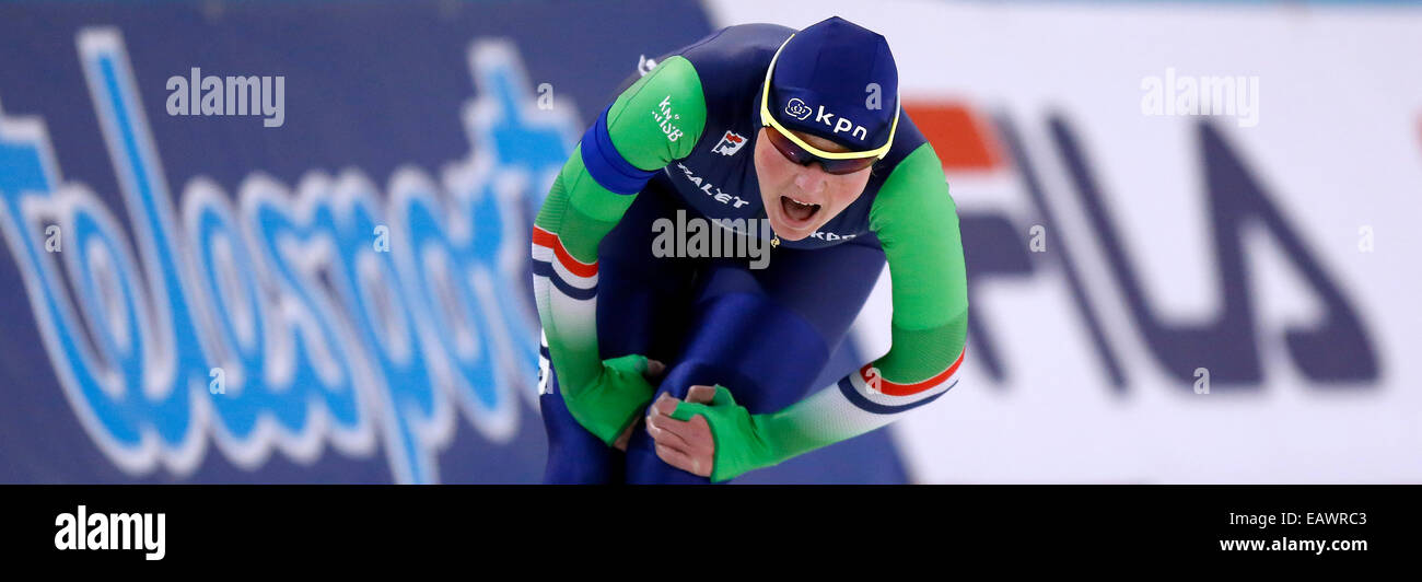 Seoul, South Korea. 21st Nov, 2014. Rixt Meijer (NED) Speed Skating ...