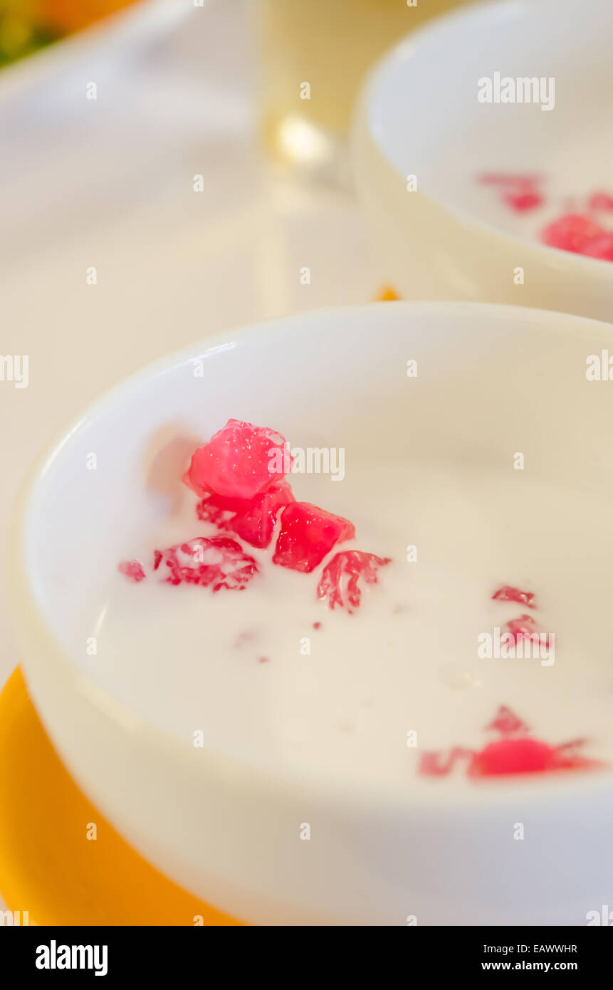 Stuffed water chestnut in syrup hi-res stock photography and images - Alamy