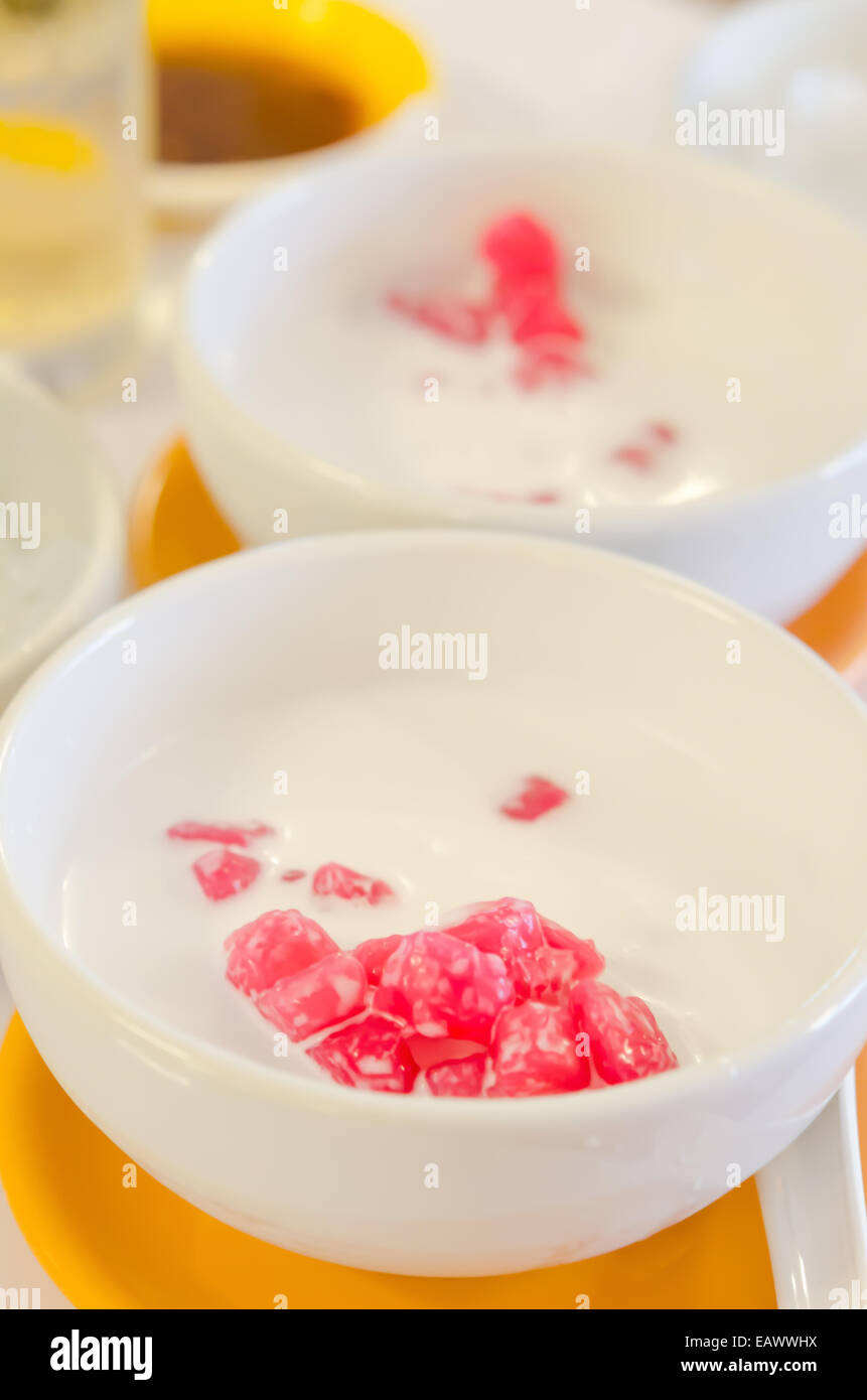 Stuffed water chestnut in syrup hi-res stock photography and images - Alamy