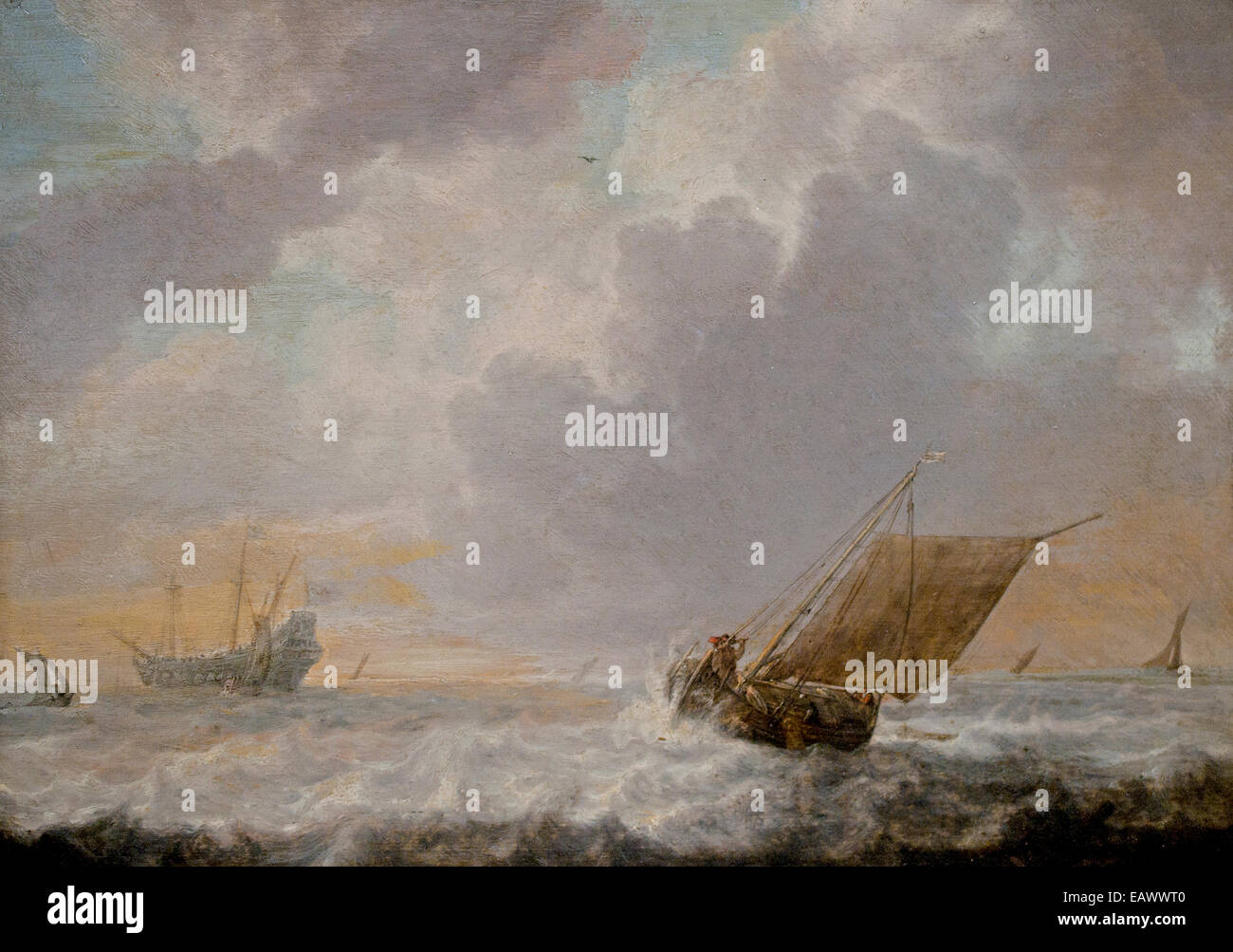 Marine Seascape by Simon de Vlieger 1601 Rotterdam – 1653 Dutch ...