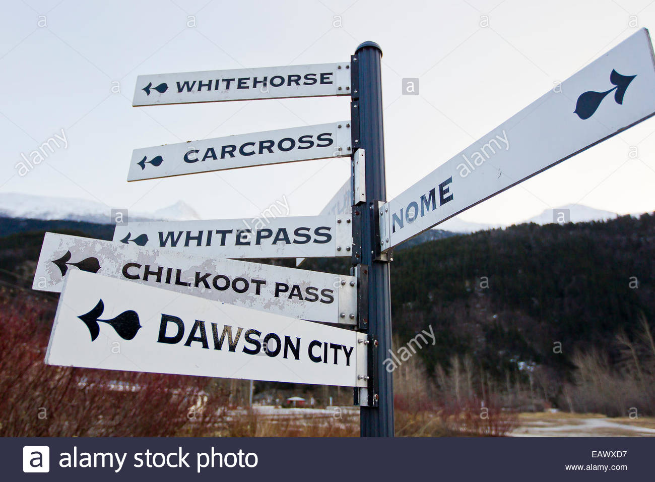 Multiple Road Signs High Resolution Stock Photography and Images - Alamy