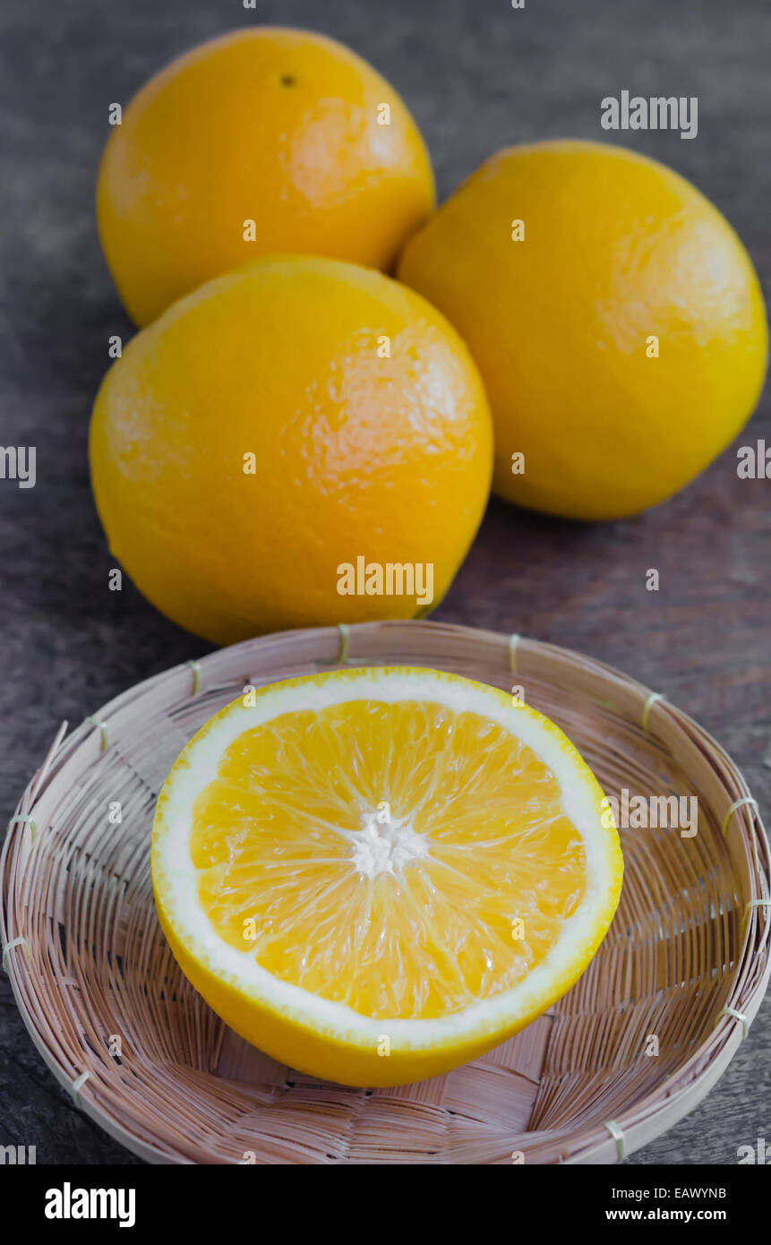 Yellow orange fruits hi-res stock photography and images - Alamy