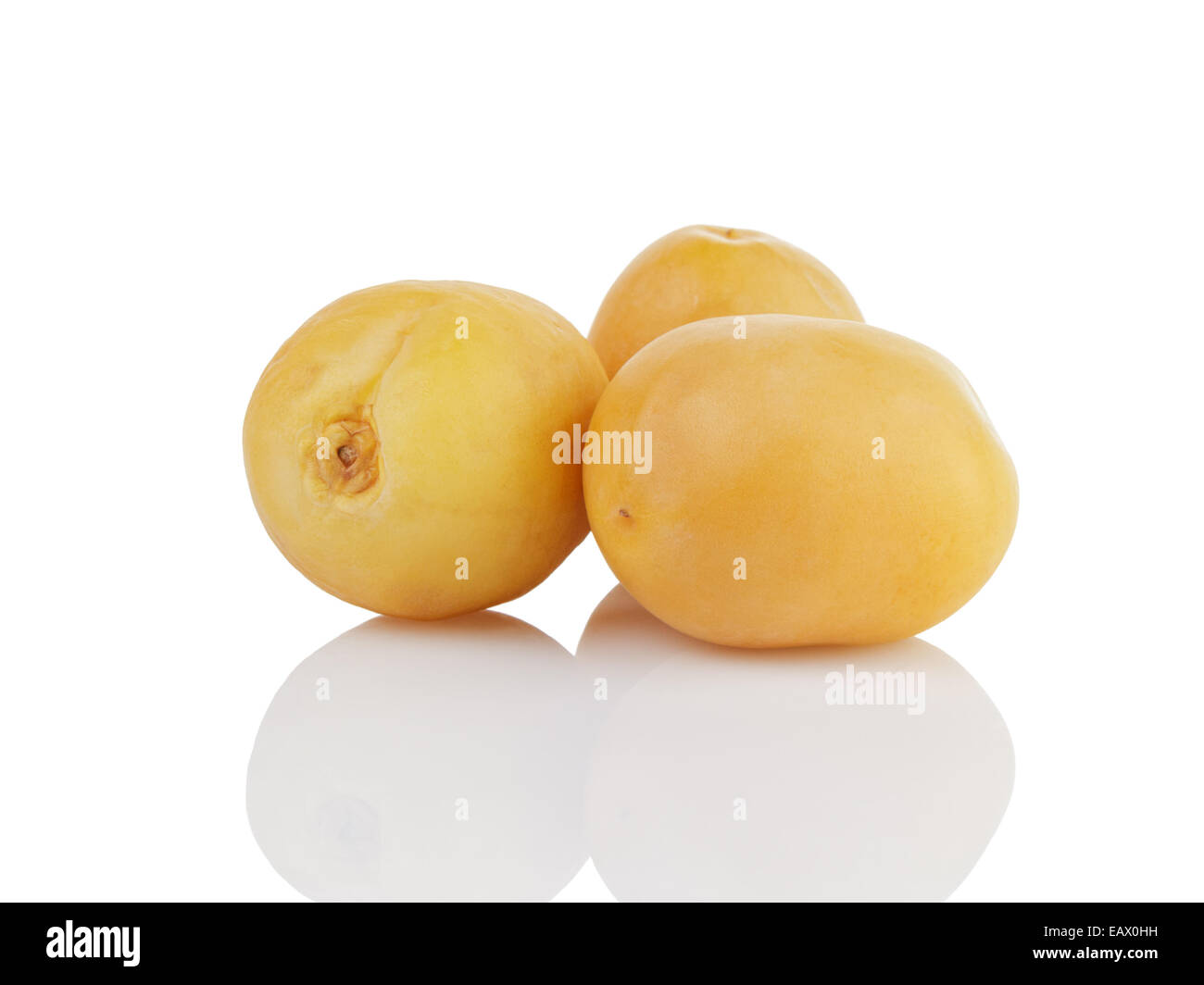 fresh raw dates, isolated on white background Stock Photo - Alamy