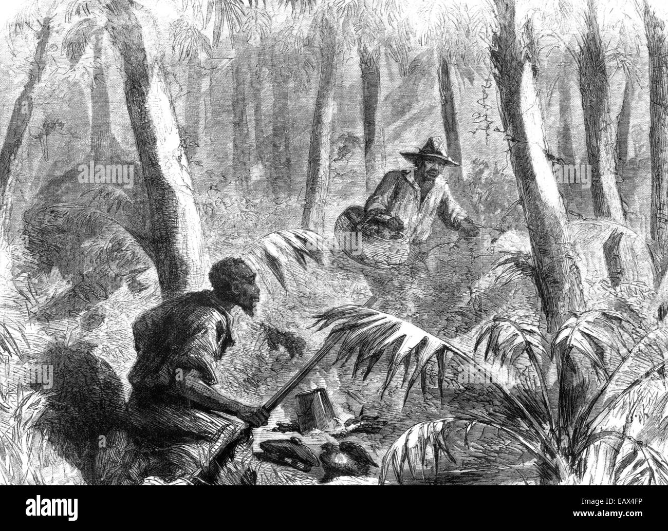 1800s Slaves Running Away