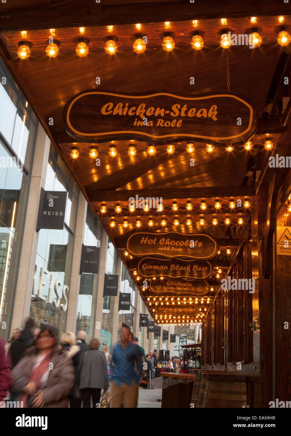 Manchester high street food stall hi-res stock photography and images ...