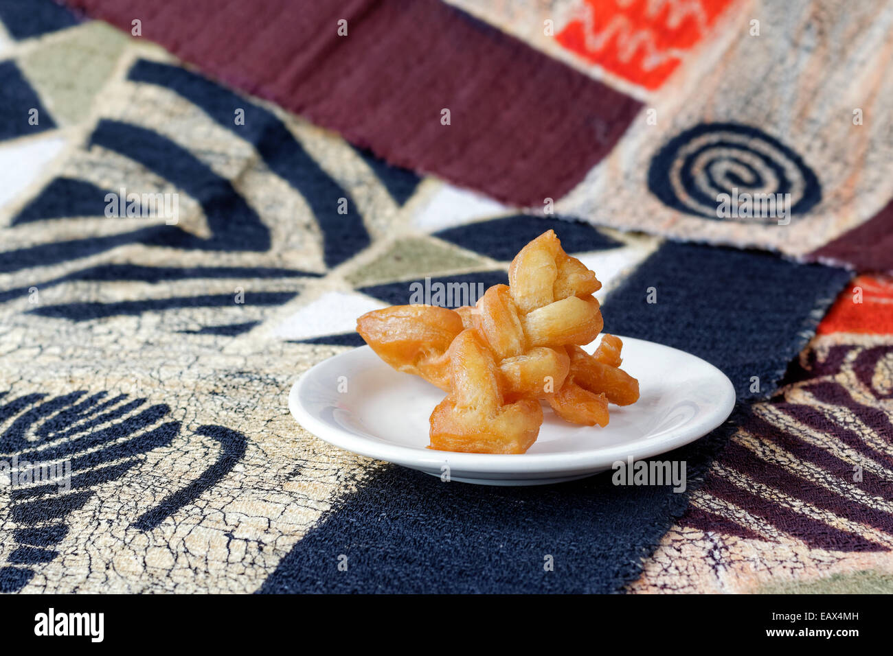 Koeksisters, traditional South African fried cookies Stock Photo - Alamy