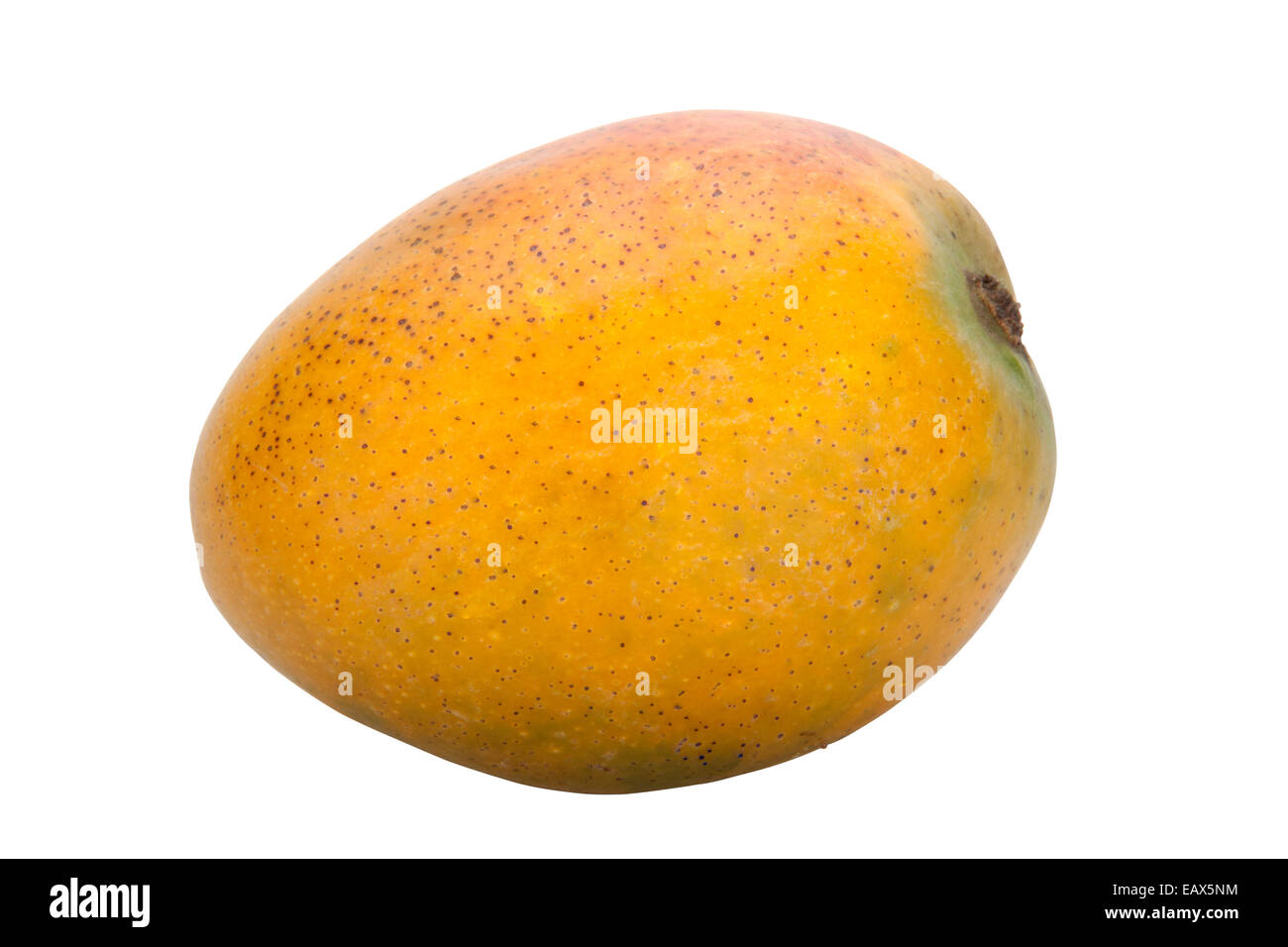 healthy ripe yellow mango with speckled skin Stock Photo - Alamy