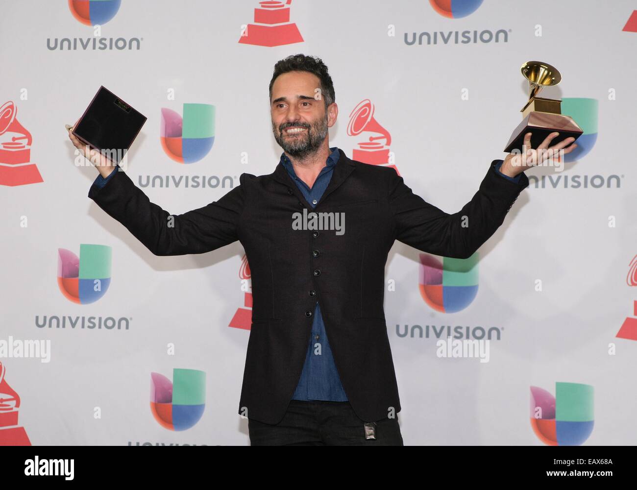 Las Vegas, NV, USA. 20th Nov, 2014. Jorge Drexler in the press room for ...