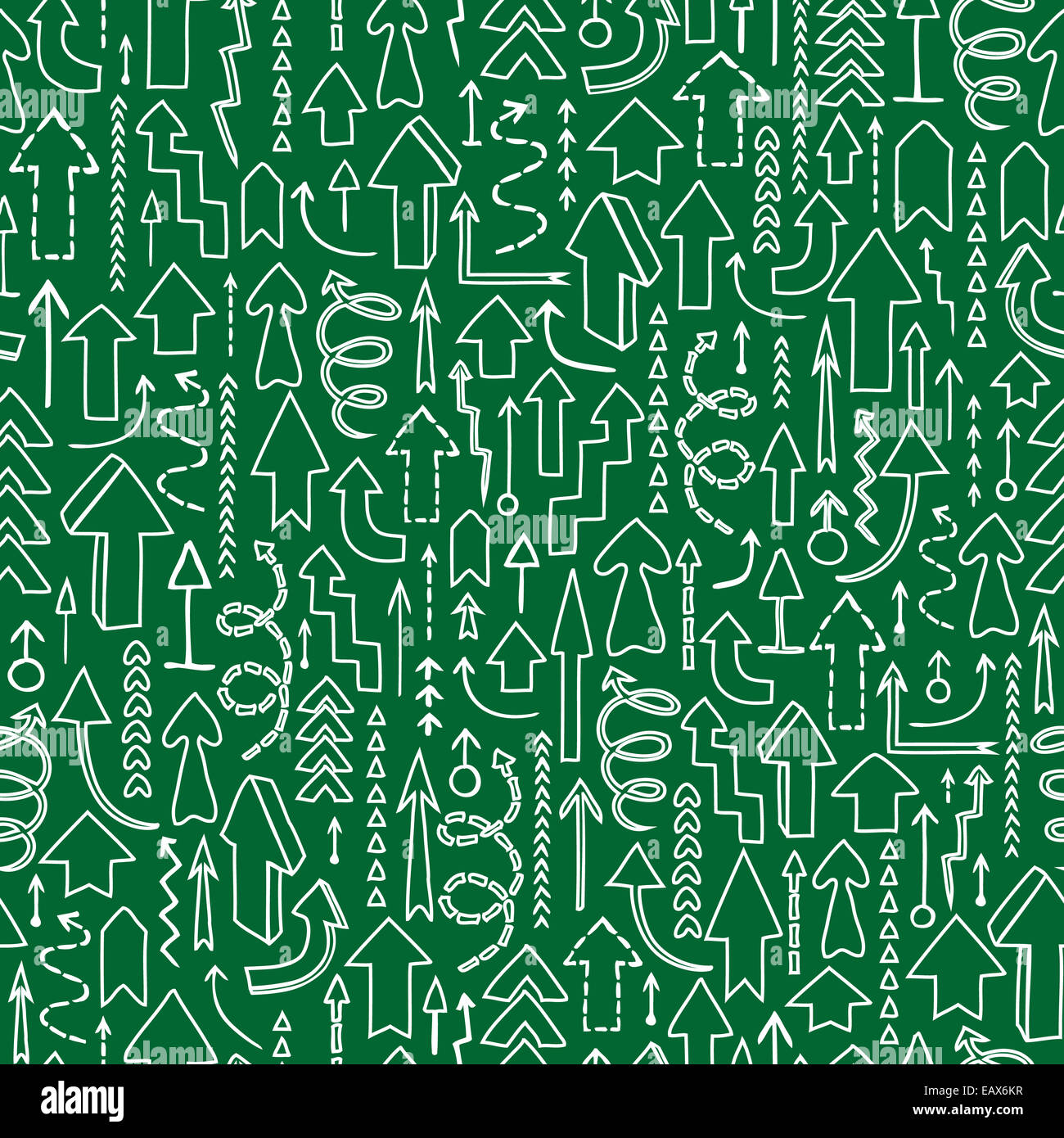 Seamless background of hand drawn arrows Stock Photo - Alamy